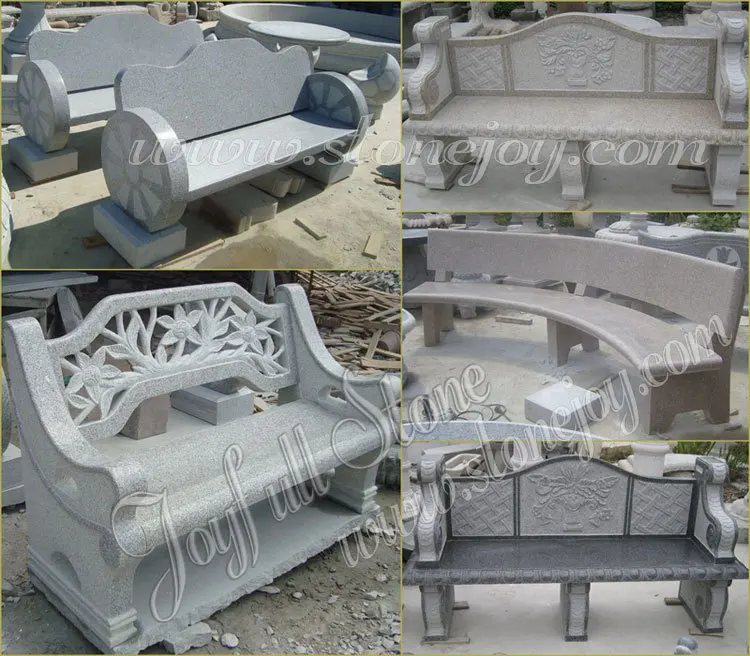 Hand Carved Natural Stone Benches With Back - Buy Natural Stone Benches ...