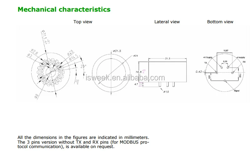 NDIR SF6 气体传感器用于 SF6 检测电压输出 0-1000ppm DS3550-IREF-P-SF6| Alibaba.com