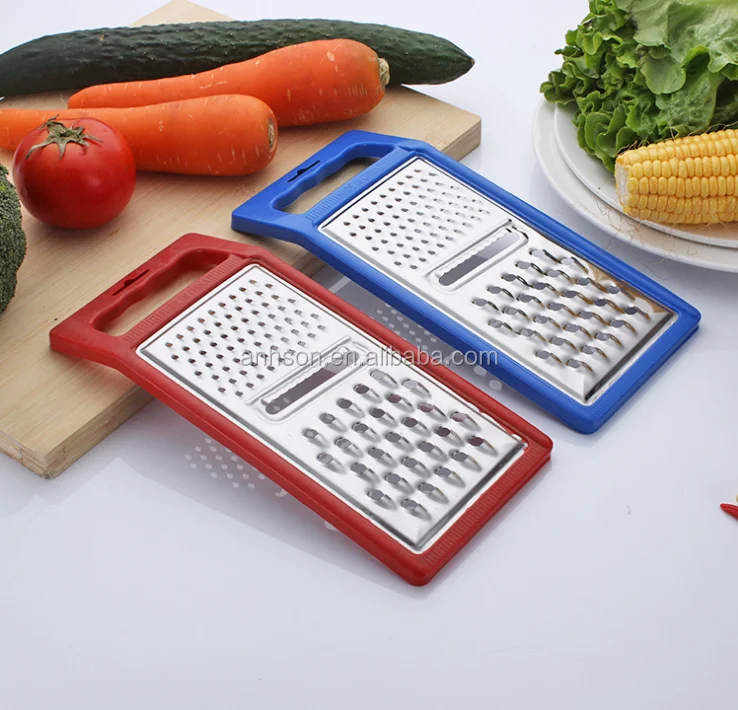 Stainless Steel Vegetable Flat Grater With Plastic Handle - Buy ...