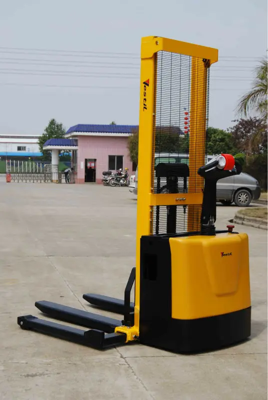 1ton 1.6meter Vh-pws Electric Stackers With Adjustable Straddle Legs ...