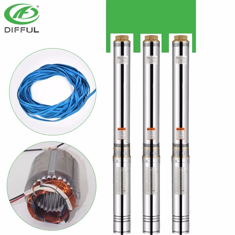 1.5 Hp Water Submersible Single Phase 220v 50hz - Buy 1.5 Hp Water ...