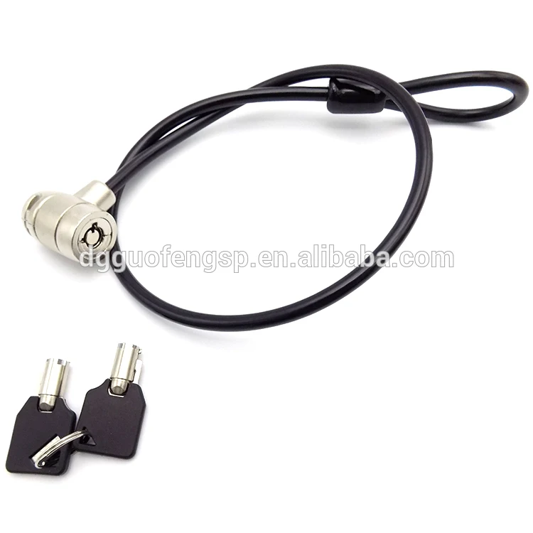 High Quality Anti Theft Desktop Dell Cable Lock With Master Keys - Buy ...