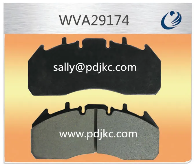 29174 Wva29174 Spare Parts Volvo Bus Brake Pad - Buy Bus Brake Pad ...