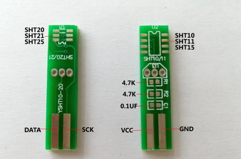 Sht20 Sht21 Temperature And Humidity Sensor Pcb Board - Buy Temperature ...