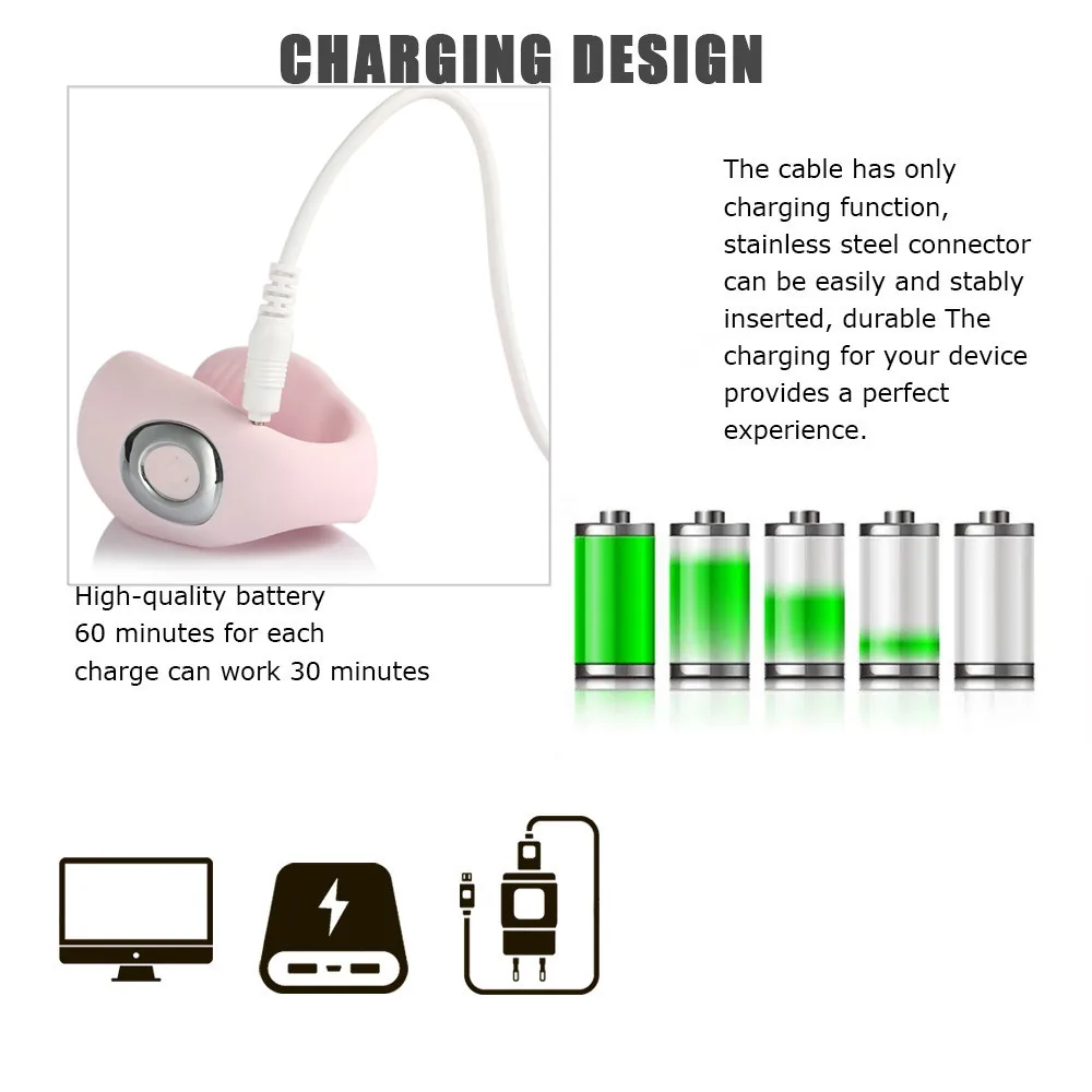 Seamless Whole Siliconwireless Remote Control Vibrator U Shape Vibe G ...