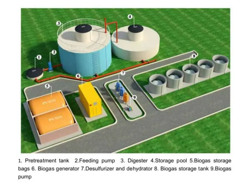 Commercial Biodigester Machine for Efficient Biogas Treatment