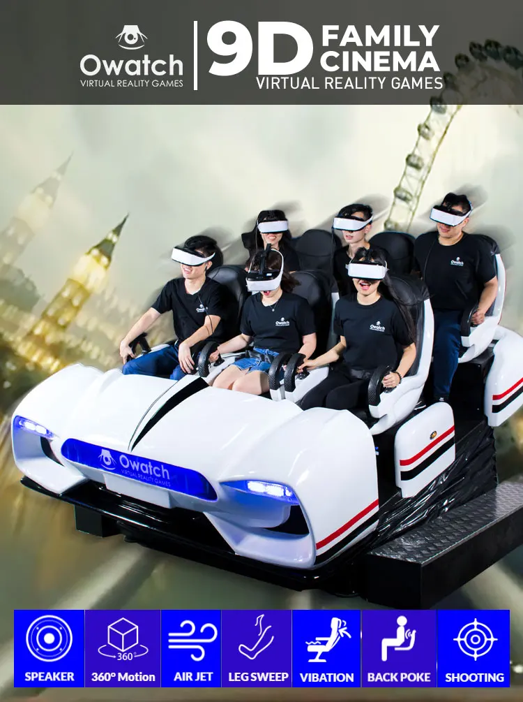 9d Virtual Reality Cinema 6 Dof Platform 6 Seats Space Ship Design Vr Simulator - Buy 6 Dof Vr ...
