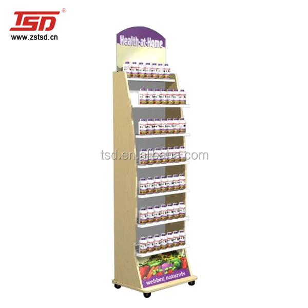 Optimize Retail Store Vitamin Display with TSD Racks