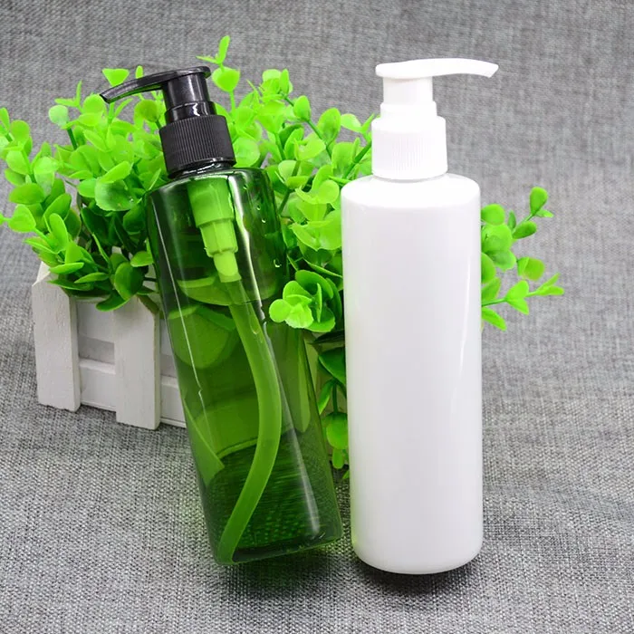 white shampoo bottle pet bottle 250ml for lotion packaging with pump ...