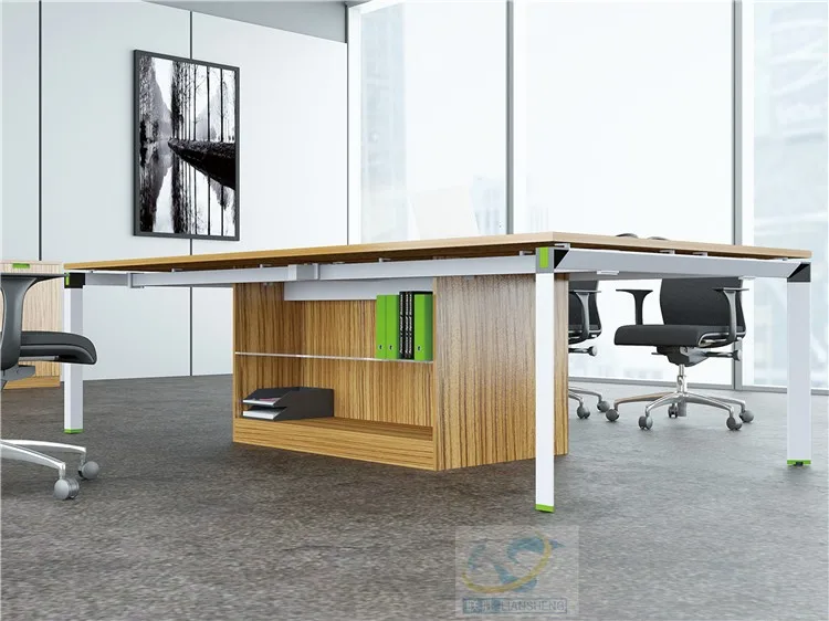 Modern Mfc 6 Person Office Furniture Conference Table Design - Buy ...