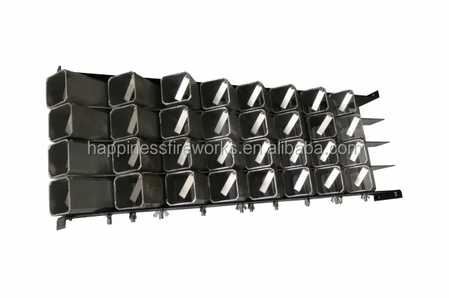 32 Shots Aluminium Display Rack - Fireworks Pyrotechnics