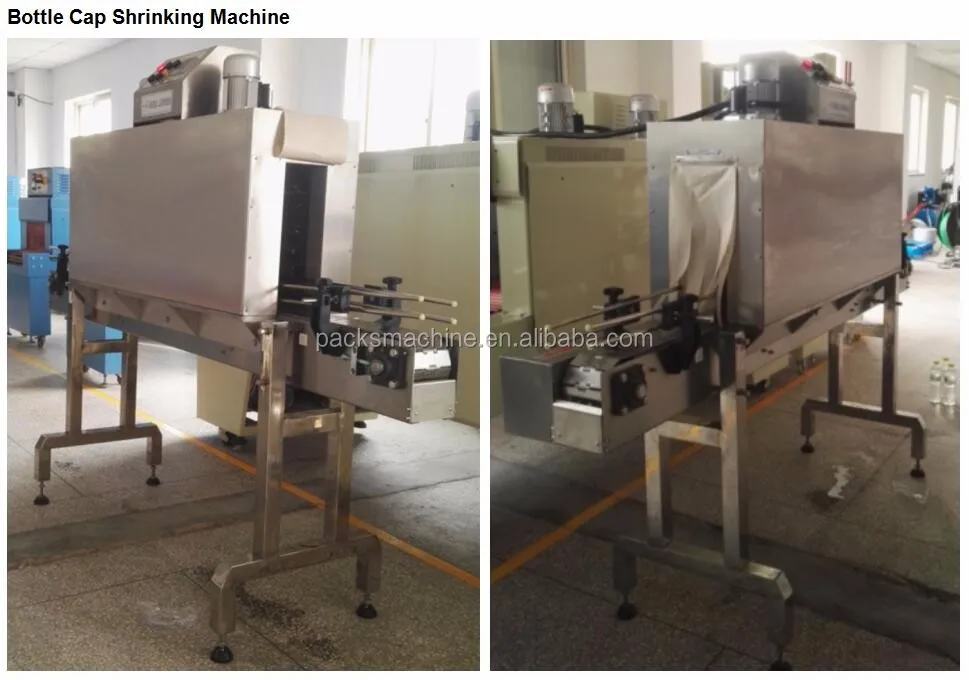 Hot Selling Heat Cap Seal Shrink Tunnel/bottle Shrink Wrapping Machine ...