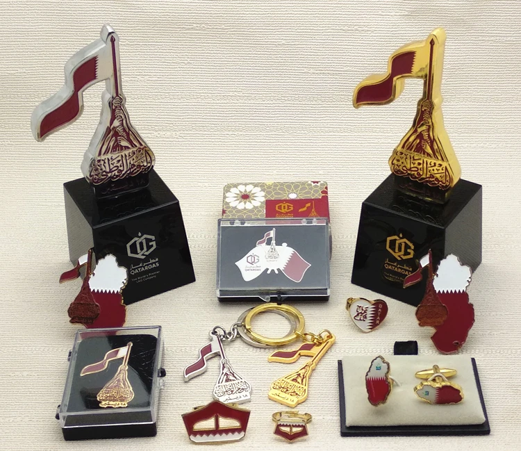 2018 New Design Metal Qatar Medallion And Trophy For Qatar National Day ...
