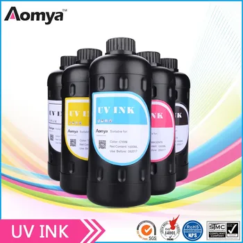 Uv Varnish Ink/uv Glossy Ink For Epson Print Head Uv Flatbed Printer ...