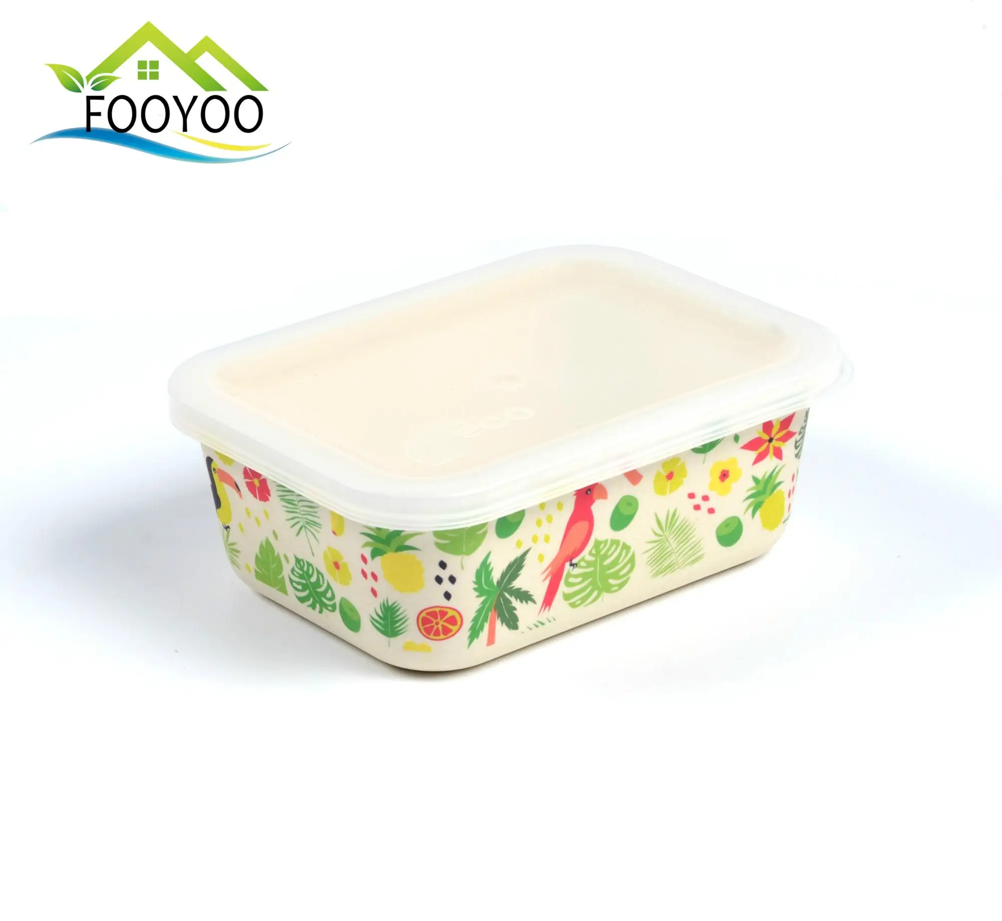Bamboo Fiber And Toxin- Free,Eco Friendly Storage Containers Reusable ...