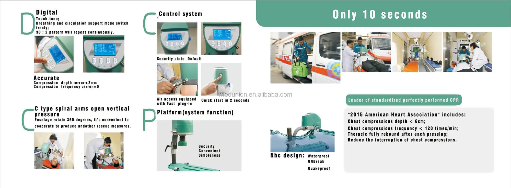 Mslhs02 Medical Auto Cpr Machine,Digital Multi-function Cpr Equipment ...