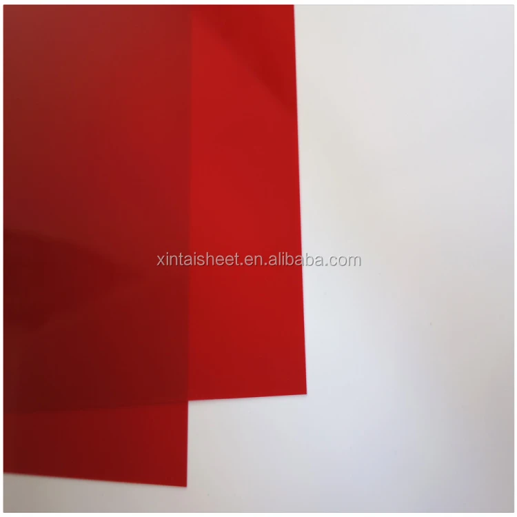 Red Printable Pp Polypropylene Sheet 0.8mm - Buy Polypropylene Sheet 0 ...