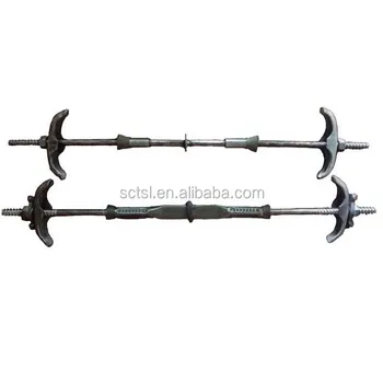Build Concrete Formwork Screw Thread Water Stop Tie Rod With Wing Nut ...