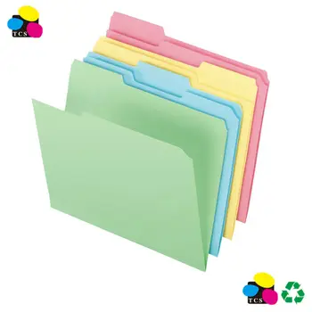 Pastel Color File Folders,11pt,Box Of 100 - Buy Paper Manila Folder ...