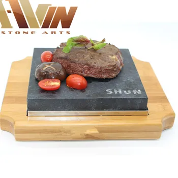 Lava Hot Stone Cooking Platter And Cold Lava Rock Hibachi Grilling ...