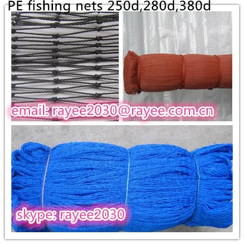 Triple Knotted Nylon Monofilament Fishing Net - Durable & Versatile