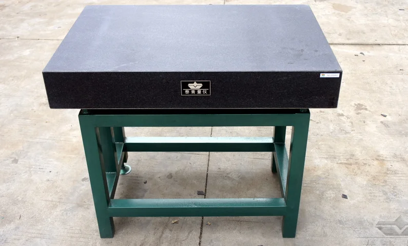 Black Granite Surface Plate / Engineers Surface Table With Stand With ...