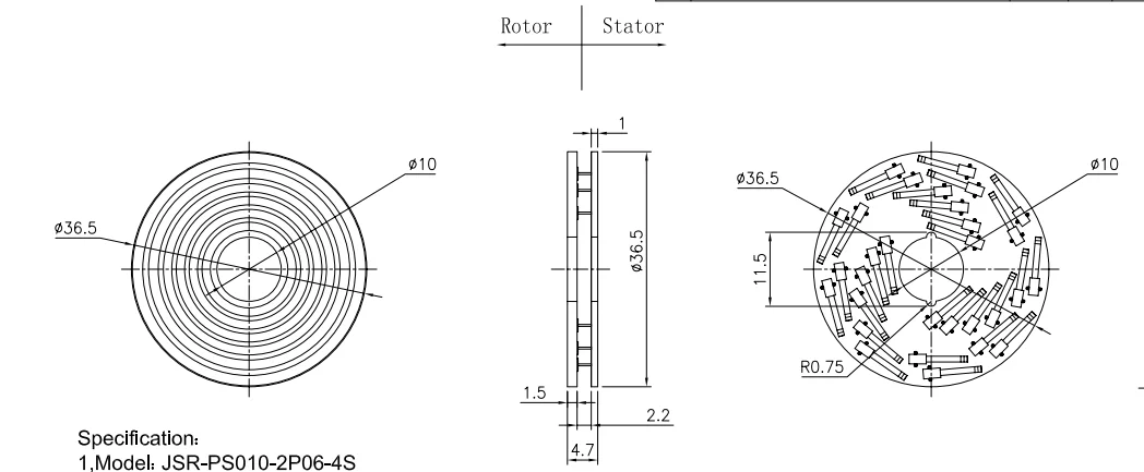 Disc Slip Ring - Ultra Thin Conductive Solutions for Robotics