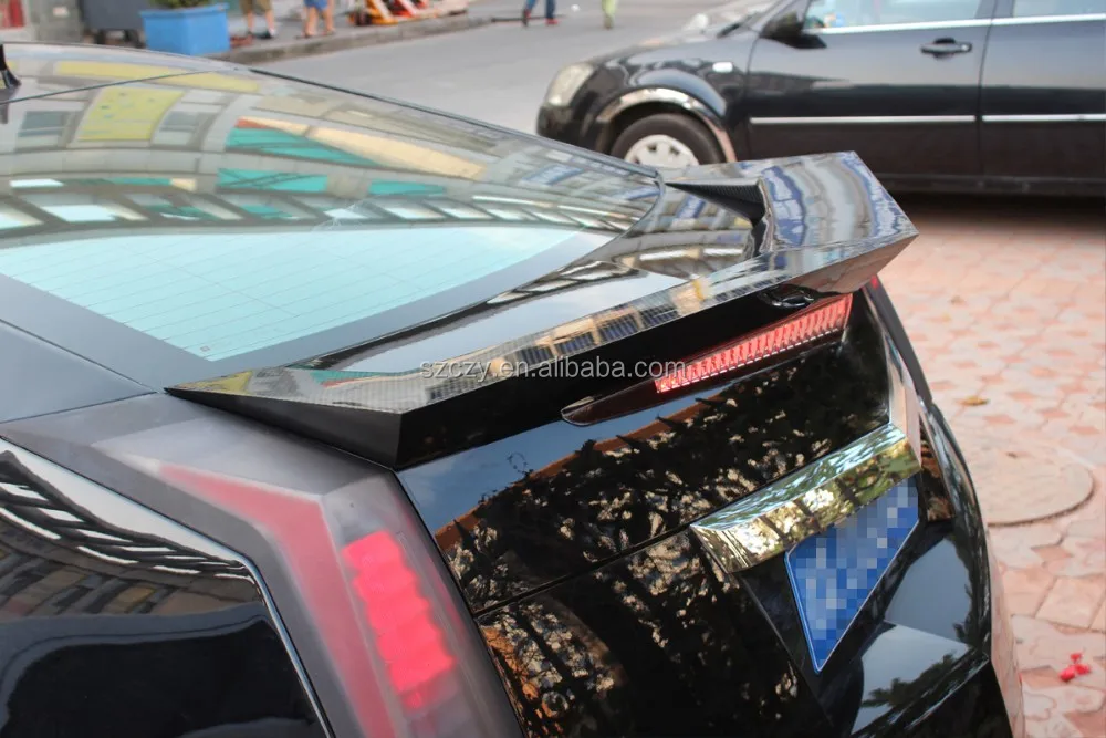 Carbon Fiber Rear Spoiler Wing for Cadillac CTS-V 11-14