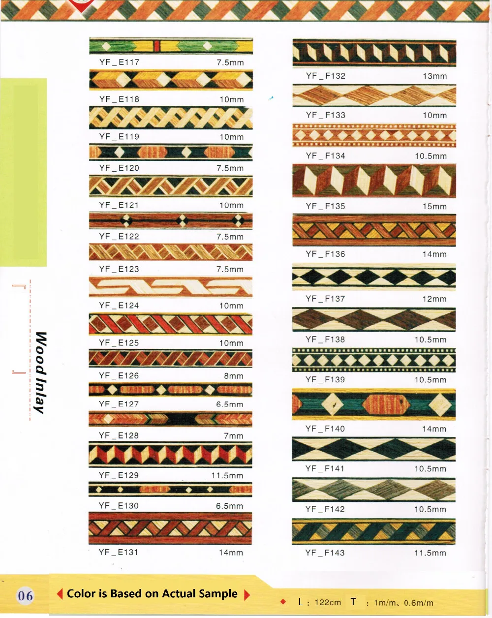 0.5mm Wood Inlay Veneer Strips for Decorative Projects