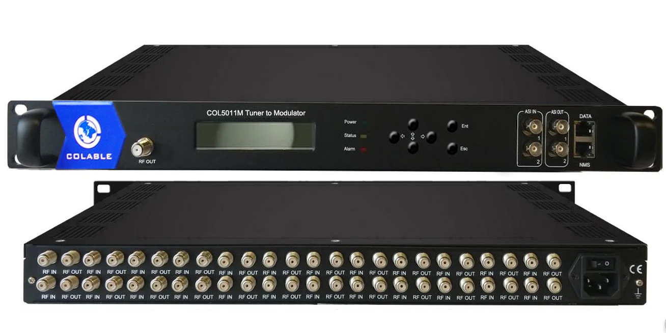 CATV IPTV System Headend 24* DVB S2 to ISDB-T ATSC-T DVB-C DVB-T ...