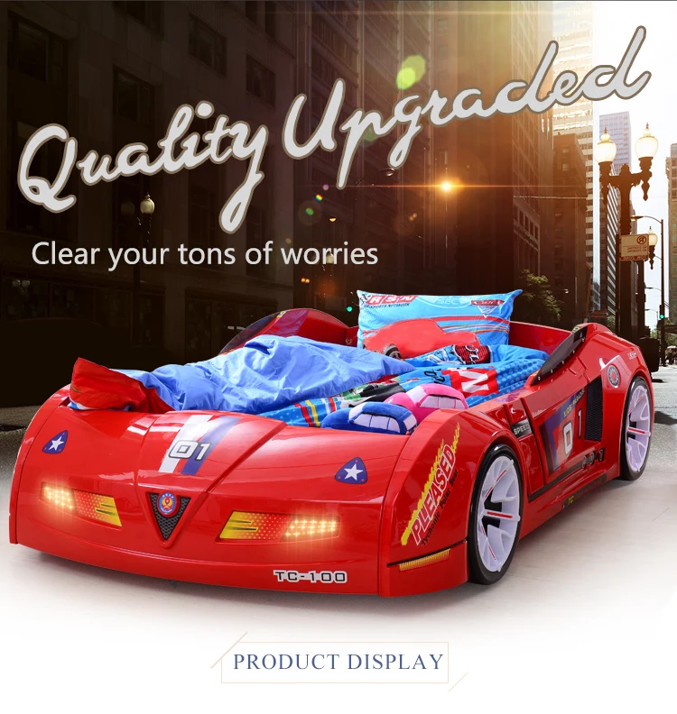 Modern Bed Type King Sized Kids Children Pakistan Plastic Bugatti Race ...
