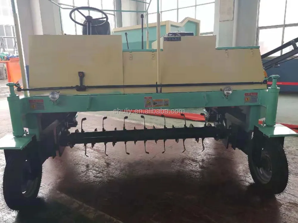 Shuliy Pto Driven Small Tractor Towable Mushroom Compost Turner Price ...