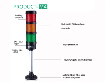Onn-m4 Cnc Machine Indicator Lamp 230v Indicator Lighting - Buy 230v ...