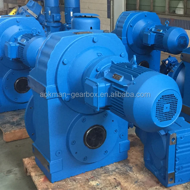 20kw F Series 1 50 Ratio Speed Reducer Gearbox Hollow Shaft Output Gear ...