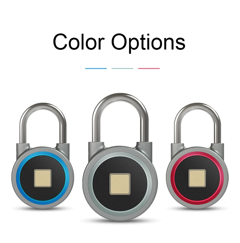 Smart Biometric Fingerprint Qr Code Scanner Door Padlock Bl Lock With ...