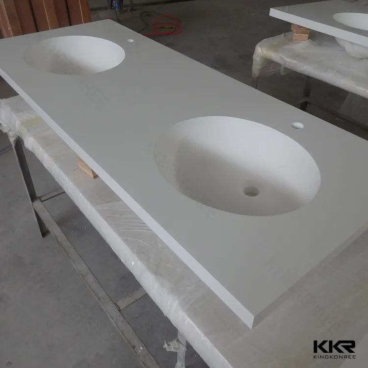Counter Top Acrylic Molded Integrated Sink and Countertop | Custom ...