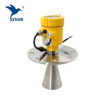 Non Contact Liquid Radar Level Transmitter With Flange Radar Level ...