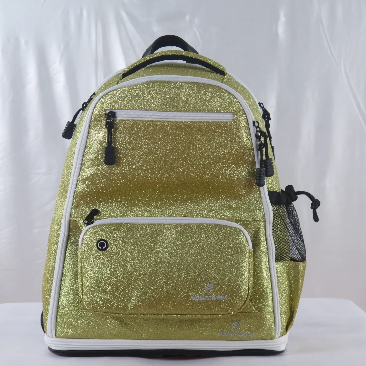 Customized Red Glitter Cheerleader Backpack for School Travel & OEM
