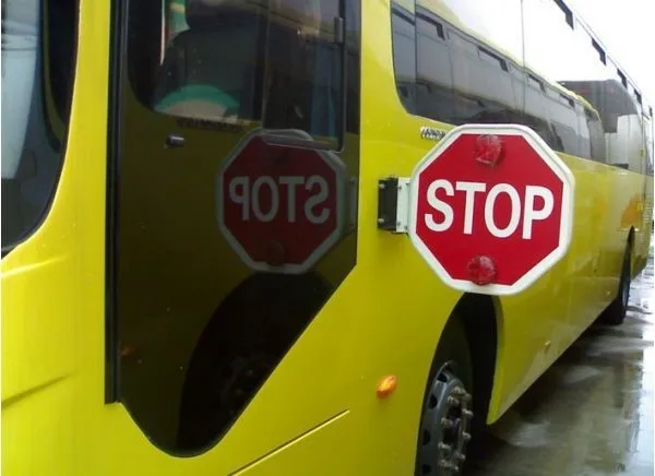 Automatic LED Stop Sign for School Bus Safety