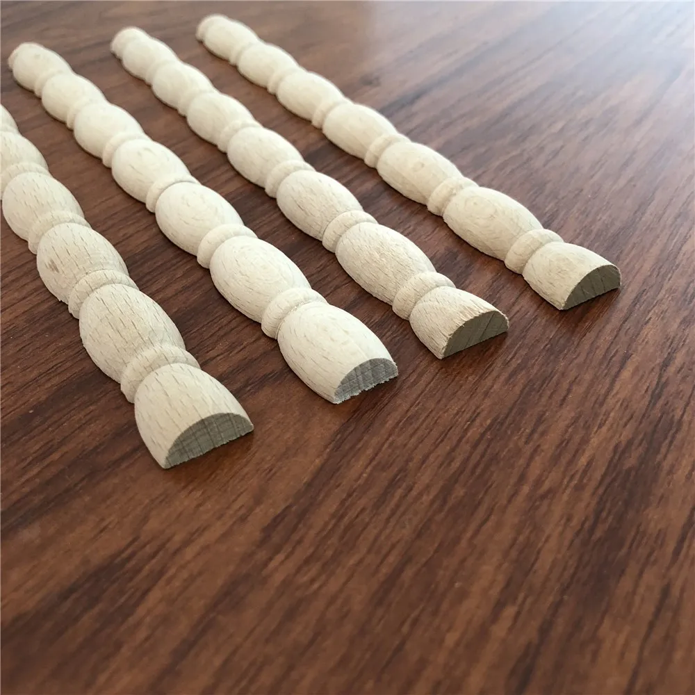 Beech Carved Pearl Beading Moulding - Elegant Home Decor