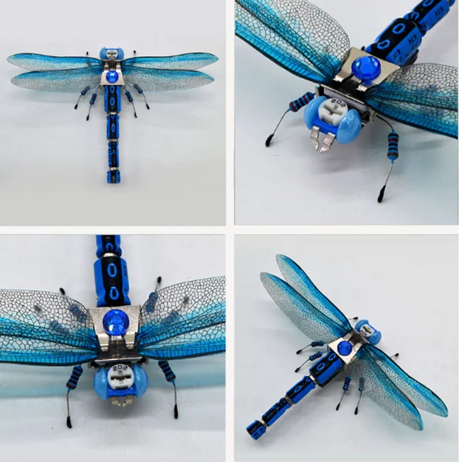 Wholesale Student Puzzle Electronic Insect Dragonfly Robot Model Toy