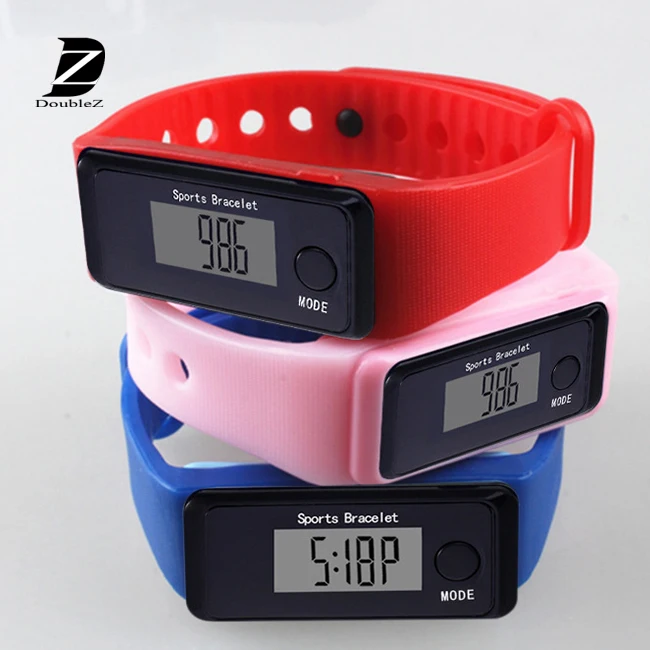 Hot Sales Promotion Gift Silicone Wrist Band Pedometer/step Counter ...