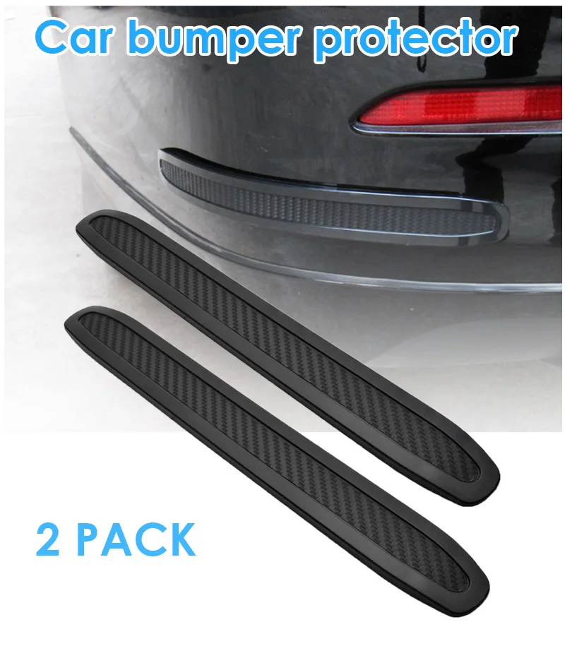Plastic Universal Black Car Exterior Front And Rear Bumper Anti ...