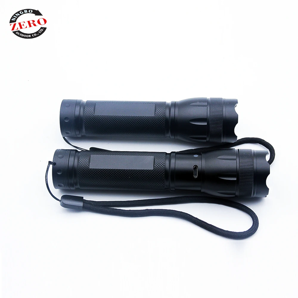 Tri Color Flashlight Rechargeable Tricolor Torchlight Led Hunting Light ...