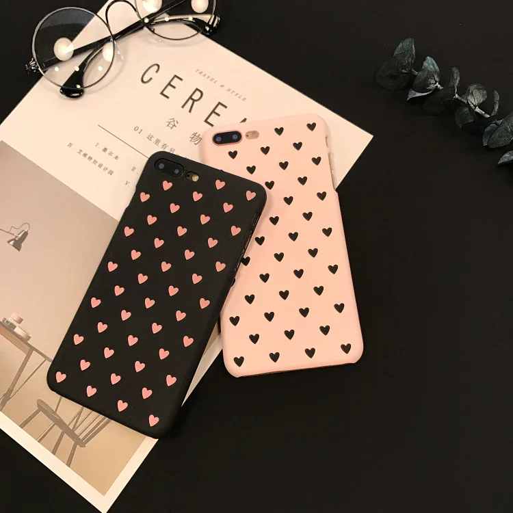 Wholesale Heart Shape Cute Phone Case Cover For Iphone 6 7 8 Plus X ...