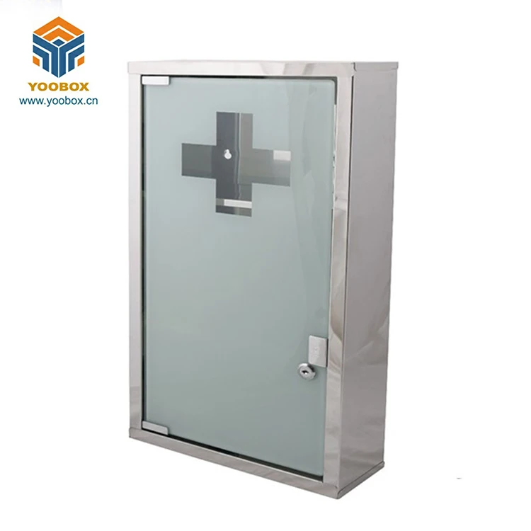 Yoobox Hot Sale Wall Mounted Stainless Steel First Aid Cabinet - Buy ...
