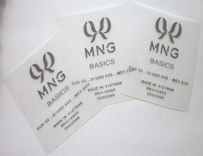 Garment Heat Seal Care Label - Buy Heat Seal Label,Garment Wash Care ...