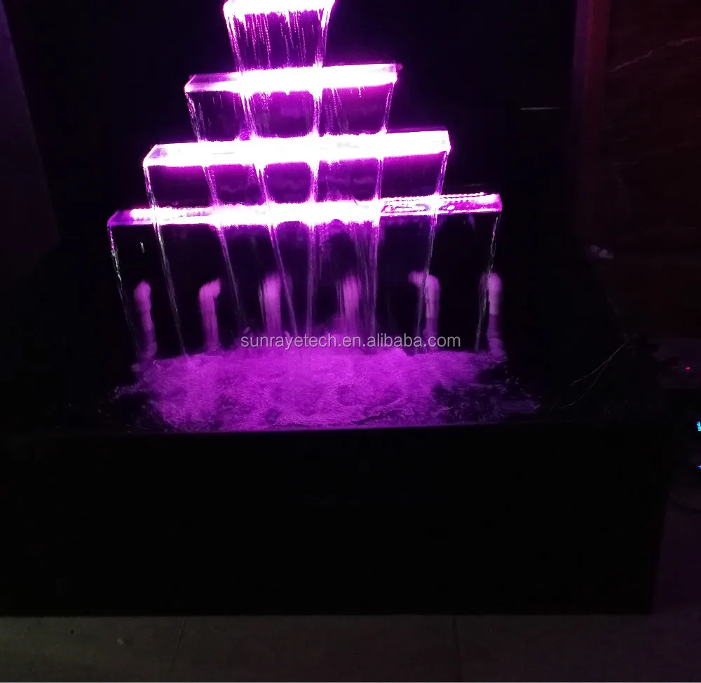 L30-l150 Acrylic Plastic Waterfall Blade Fountain Sheer Descent With ...