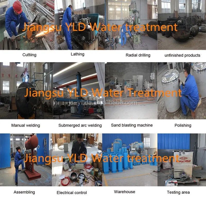 60m3/h Automatic Backwash Bypass Sand Filter for Water Treatment