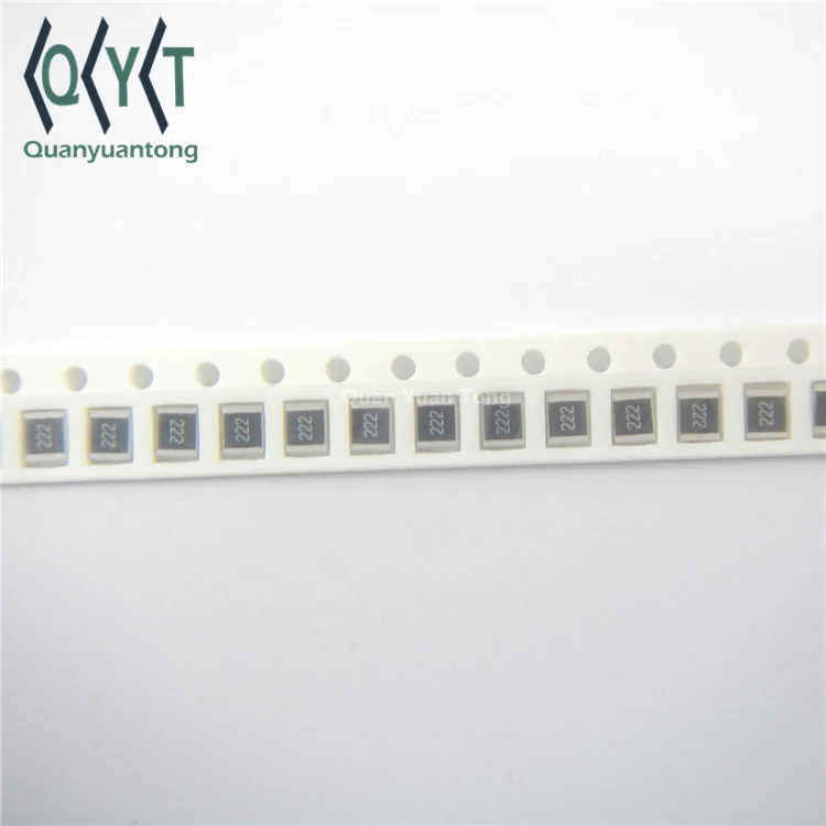 1/4 W 1210 2.2k Ohm 5% 222 Smd Thick Film Resistors - Buy 1/4 W 100k 1% ...